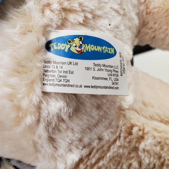 Teddy Mountain | Toys | Plush Teddy Mountain Uk Cow Stuffed Animal ...